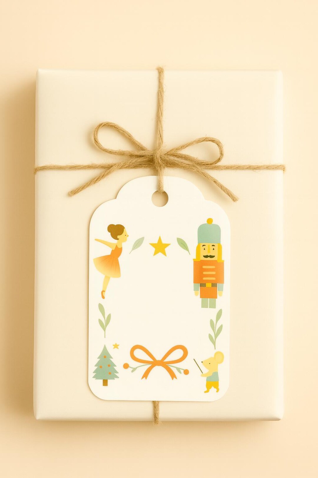 Printable Nutcracker Christmas Gift Tags | Vintage Ballet (PDF) - Etsy