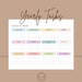 Yearly Tasks Printable Landscape, Annual to Do List, Simple Yearly ...