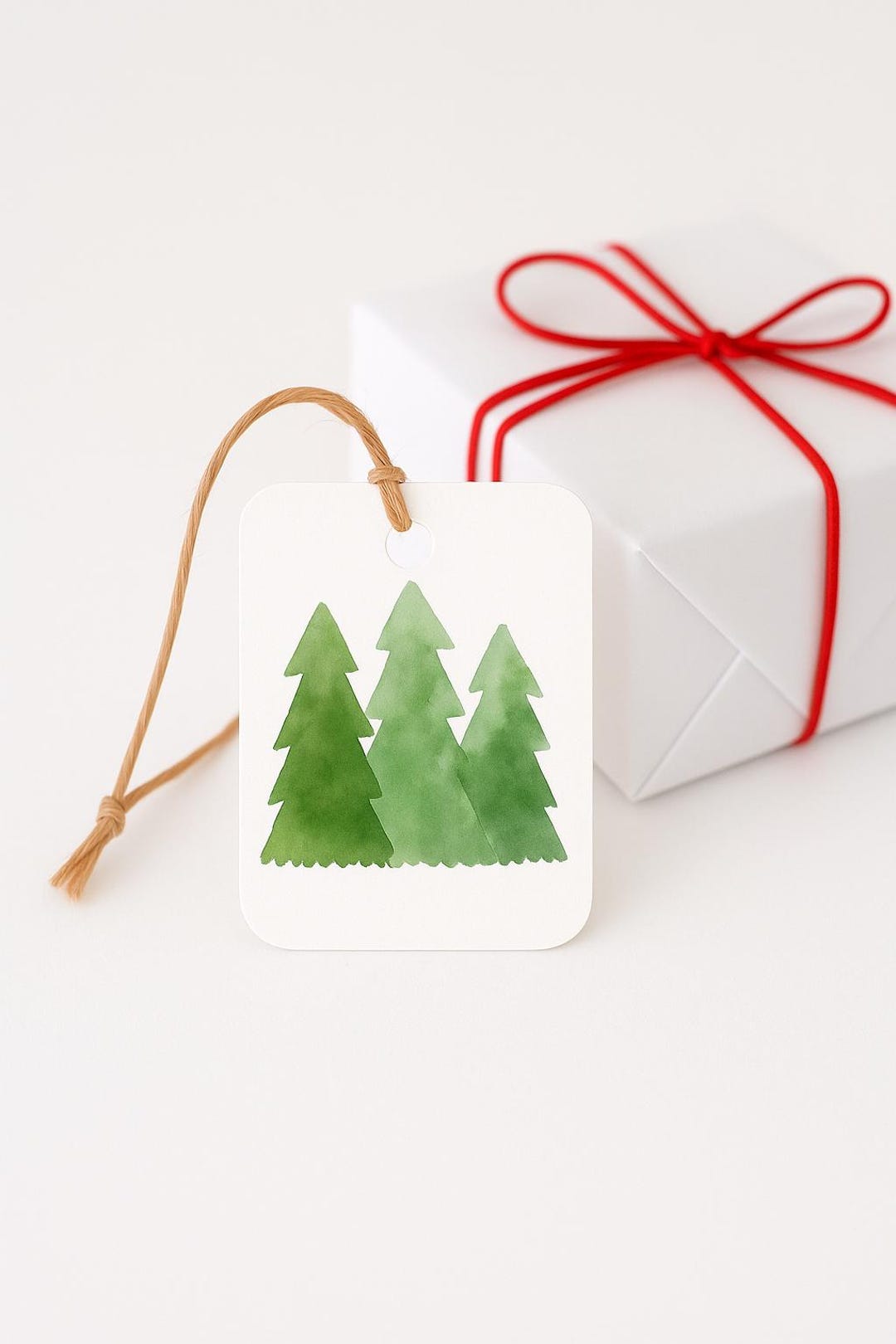 Christmas Tree Gift Tags • Printable Holiday Mini Cards (PDF) - Etsy