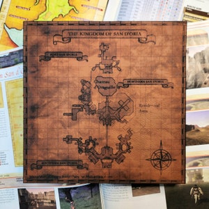 Final Fantasy XI - Leatherette Maps of Vana'diel! Perfect Gifts for the ...