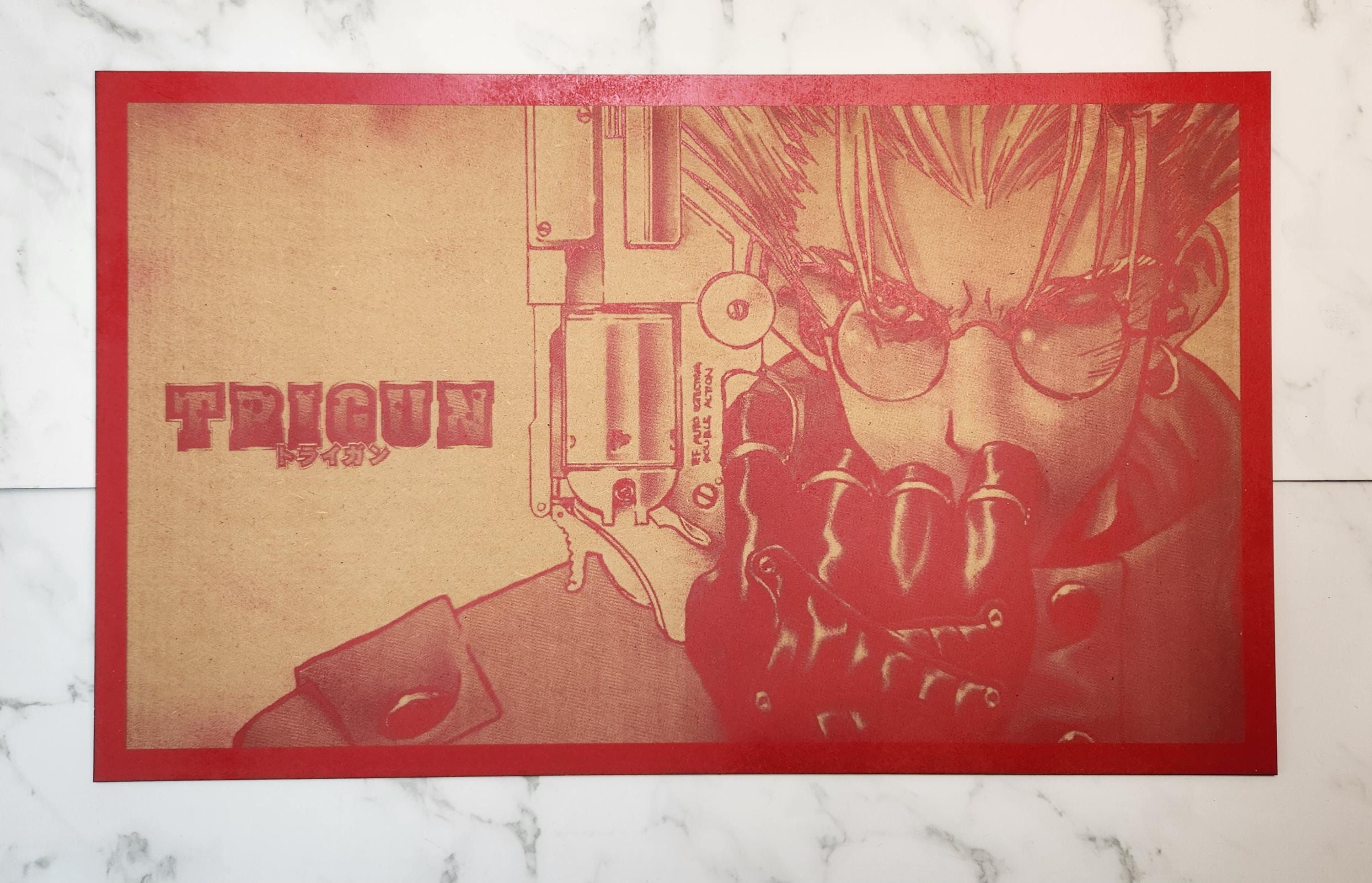 Vash the Stampede - *ULTIMATE EDITION* - Laser Engraved Manga / Anime ...