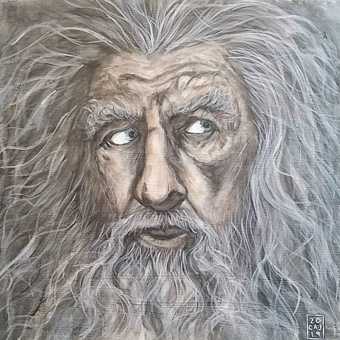 Gandalf the Grey - Lord of Rings Watercolor Painting - Perfect for the ...