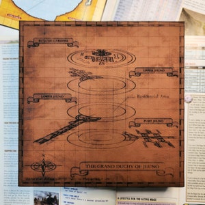 Final Fantasy XI - Leatherette Maps of Vana'diel! Perfect Gifts for the ...