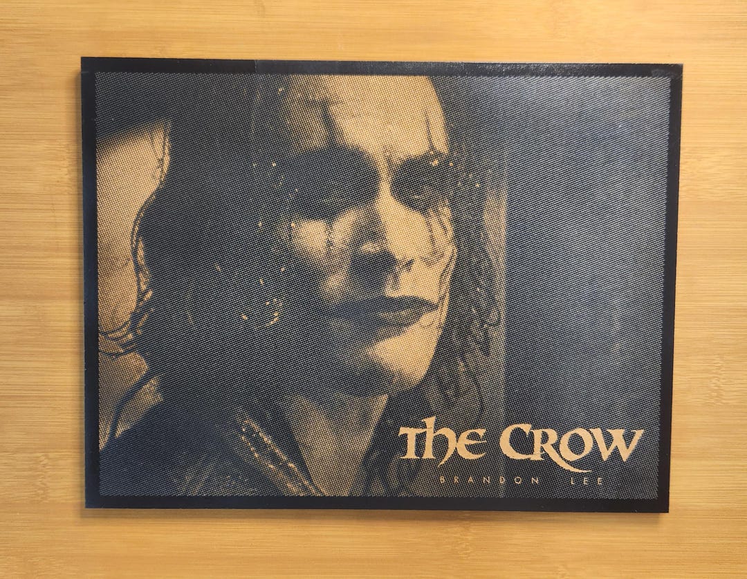 The Crow Laser Engraved Comic Style Wall Art -V1 - Etsy