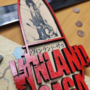 A True Warrior - Thorfinn's Dagger Laser Engraved Vinland Saga Wall Art ...