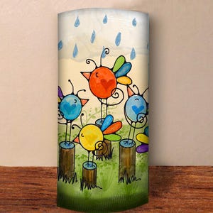 Floral, Botanical, Luminary, Night Light, Garden, Nature, Forest Themed ...