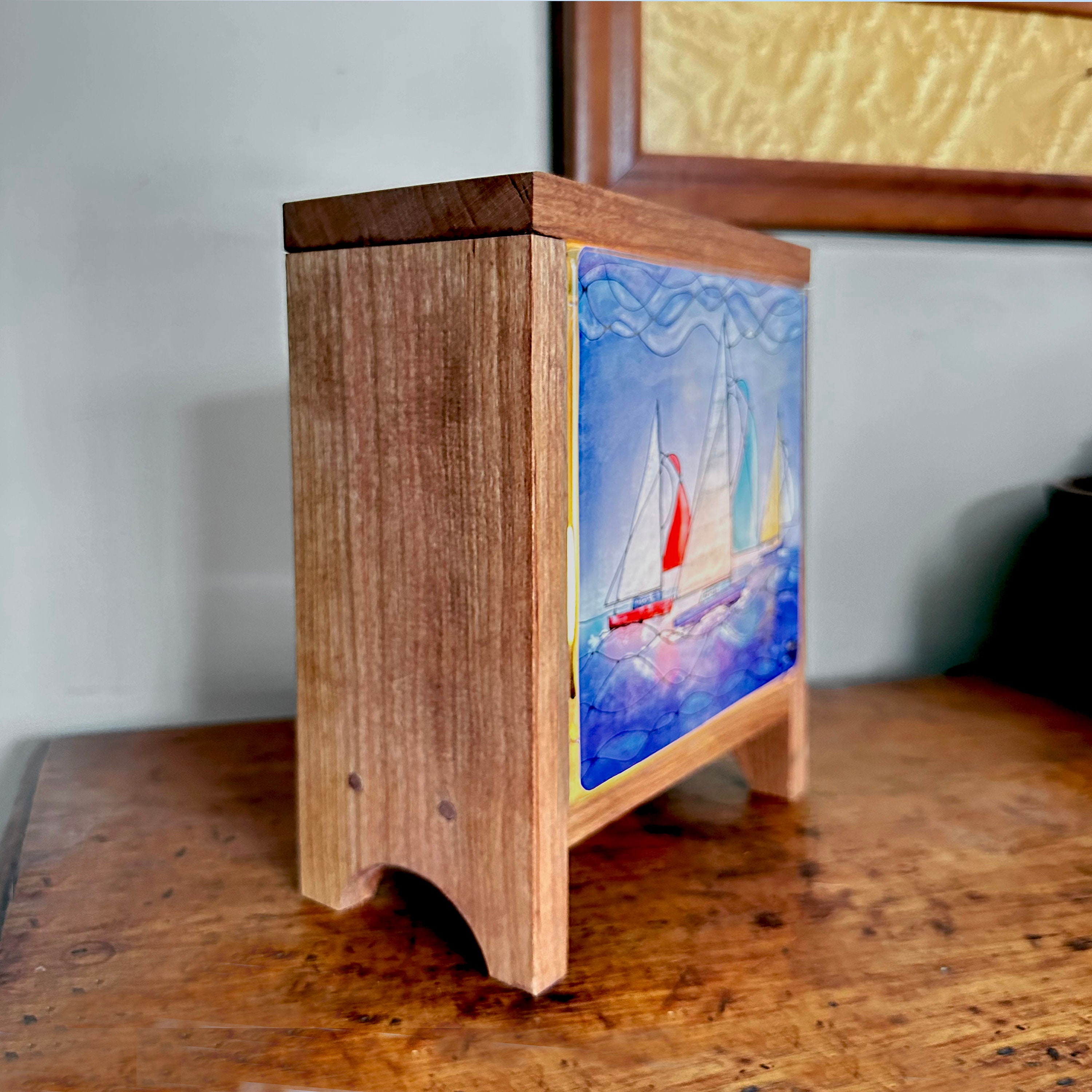 Illuminated Photo Frame - Custom Photo Luminary - Sympathy Photo Lamp ...