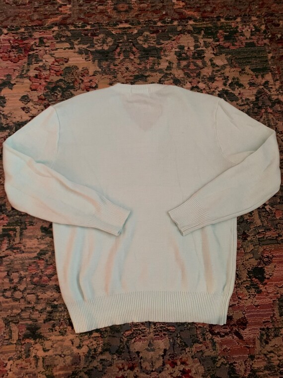 Vintage 60s IZOD Lacoste V Neck Sweater - Gem