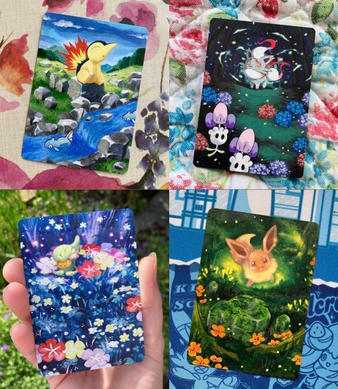 Extended Art Painted Pokémon Trading Cards - Etsy