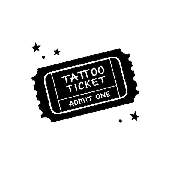 Tattoo Ticket - Etsy