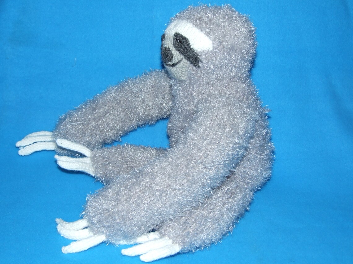 KNITTED SLOTH PATTERN - Etsy