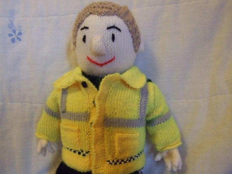 Policeman, Postman and Paramedic Pdf Knitting Pattern - Etsy