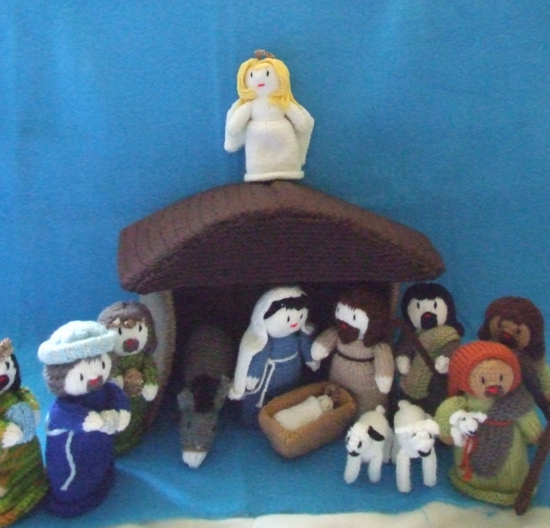 Knitted Nativity Scene Pdf Pattern - Etsy