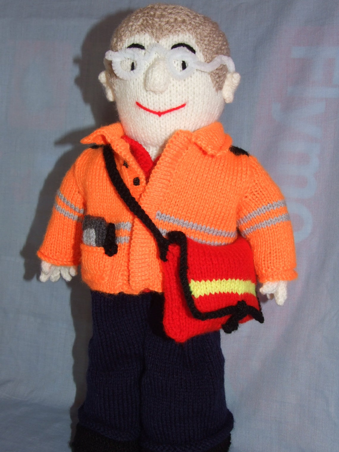 Policeman, Postman and Paramedic Pdf Knitting Pattern - Etsy UK