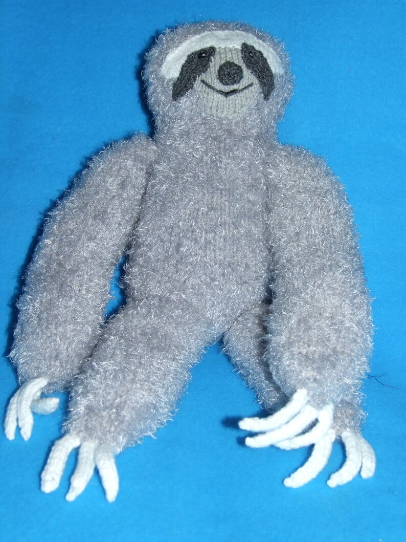 KNITTED SLOTH PATTERN - Etsy