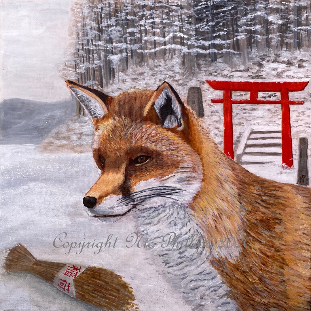 Fox of Inari (prints and Cards) - Etsy