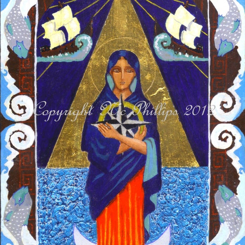 Our Lady Breaker of Chains prints and Cards - Etsy