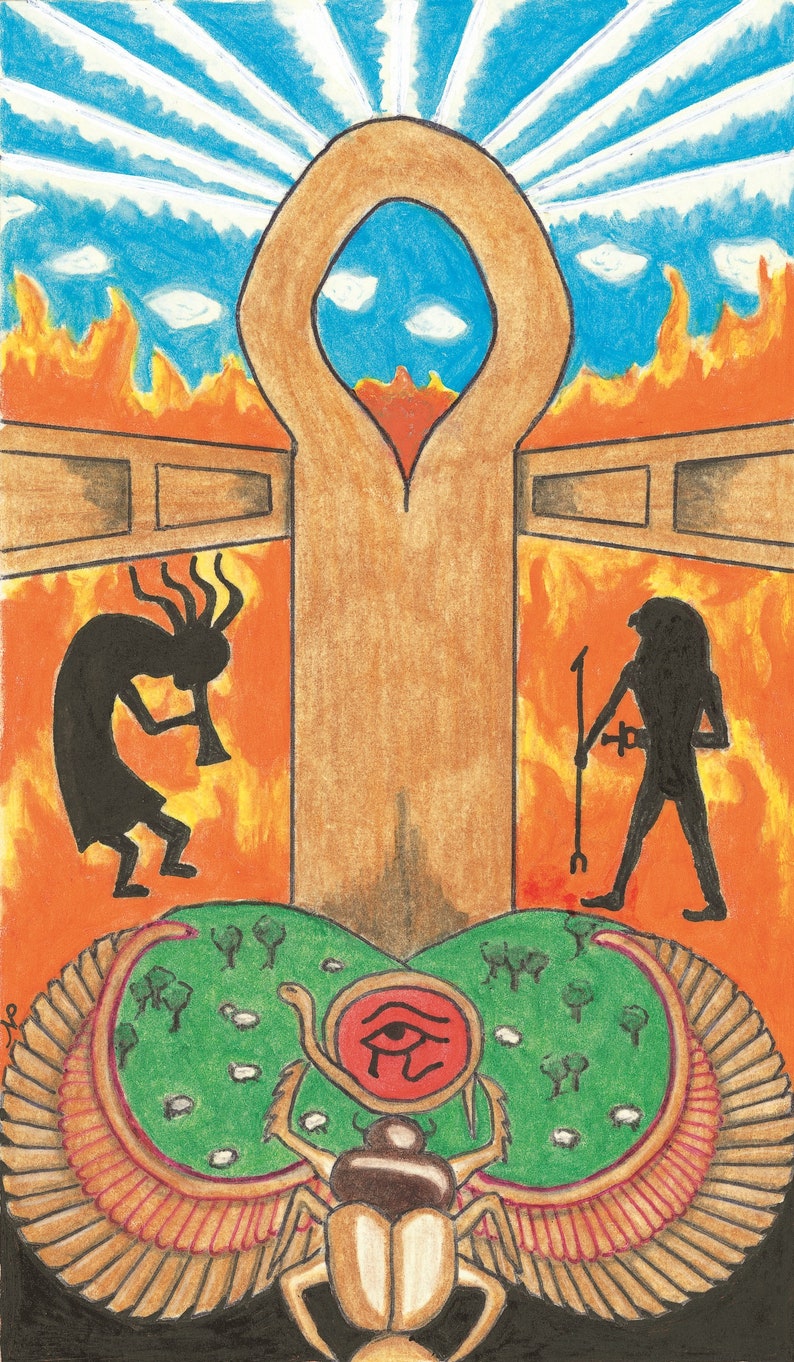 Sol Invictus: the God Tarot Prints and Cards - Etsy