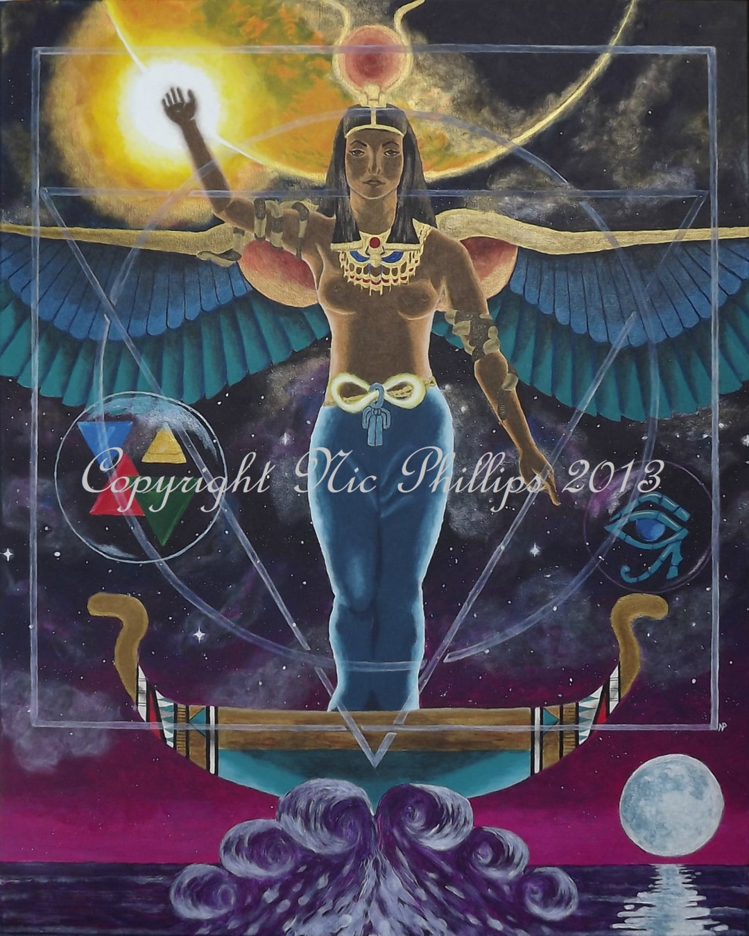 Goddess Isis (prints and Cards) - Etsy