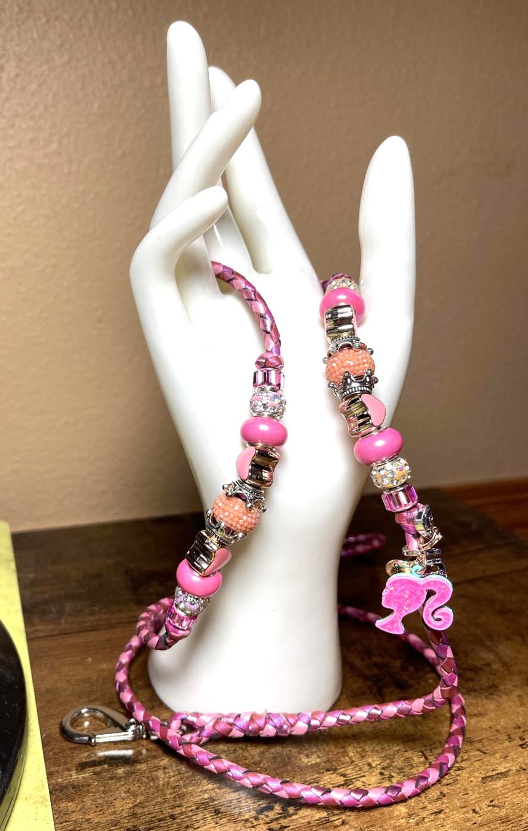 Kangaroo Limitied Edition "barbie" Dog Show Lead, 4 Custom Pink Colors ...