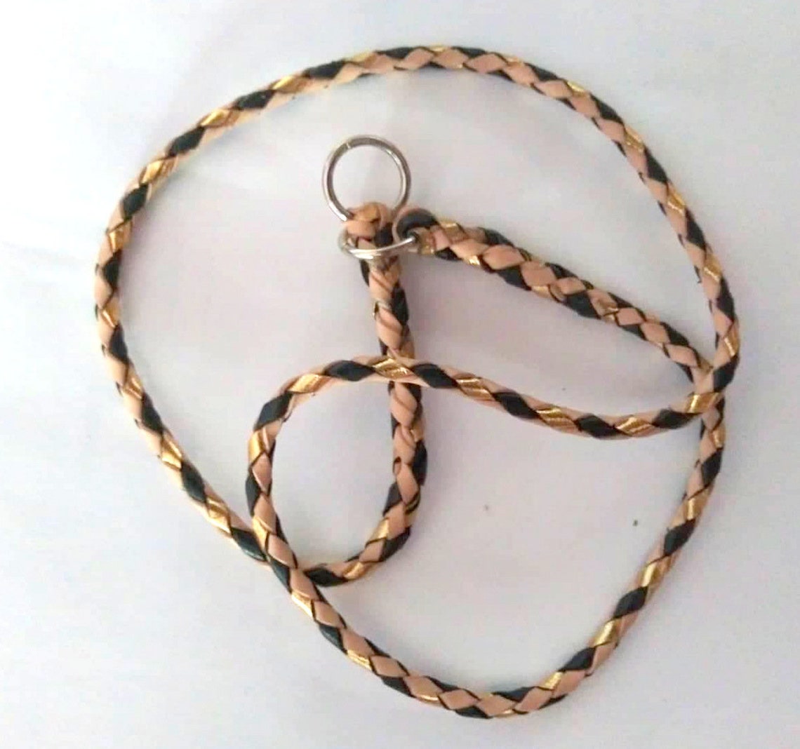 Kangaroo Braided Dog Slip Collar - Etsy