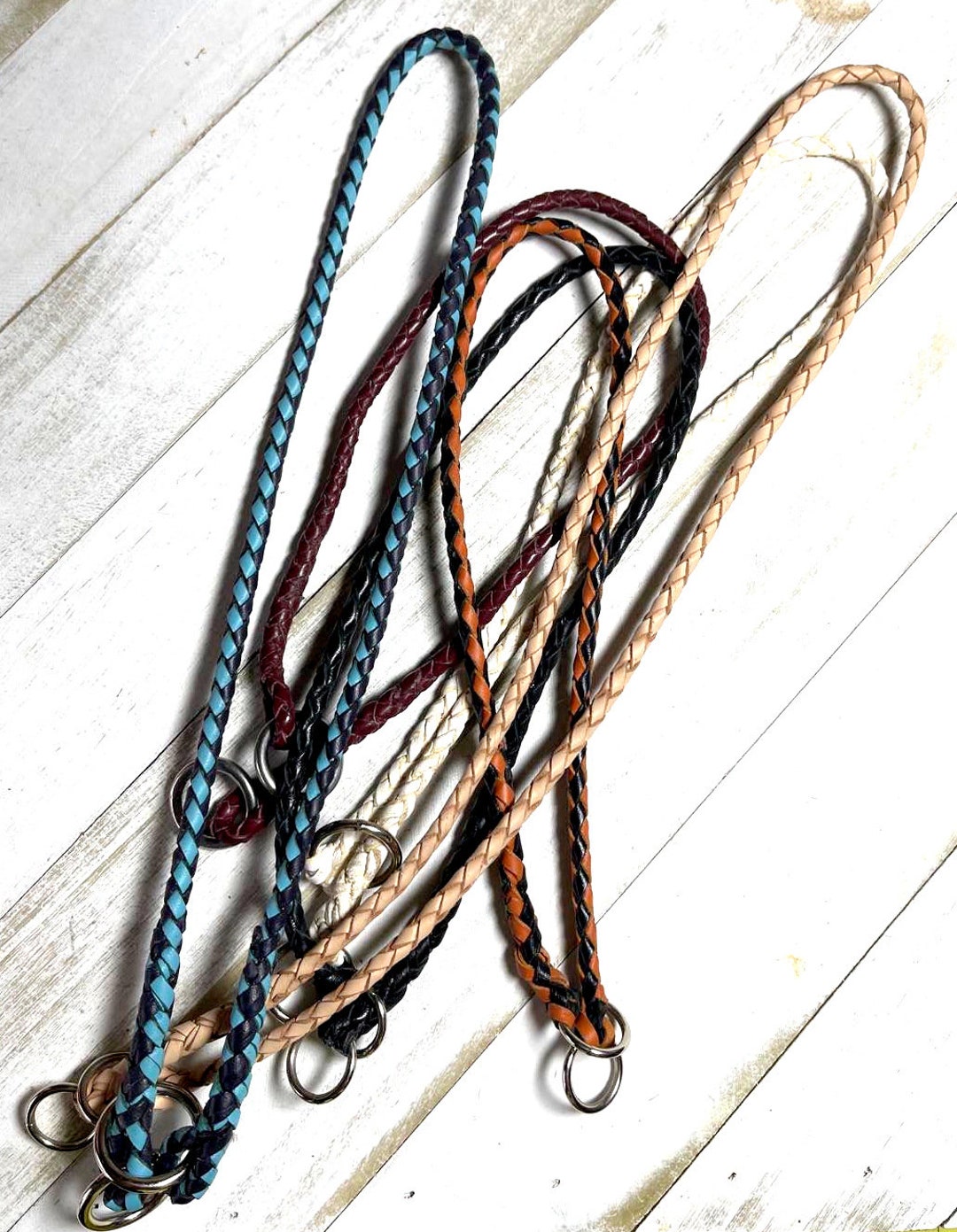 Kangaroo Braided Dog Slip Collar - Etsy