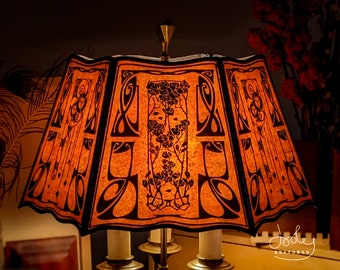 Vintage Art Nouveau Keyhole Accent Table Lamp Oliver Tupton Bathing ...