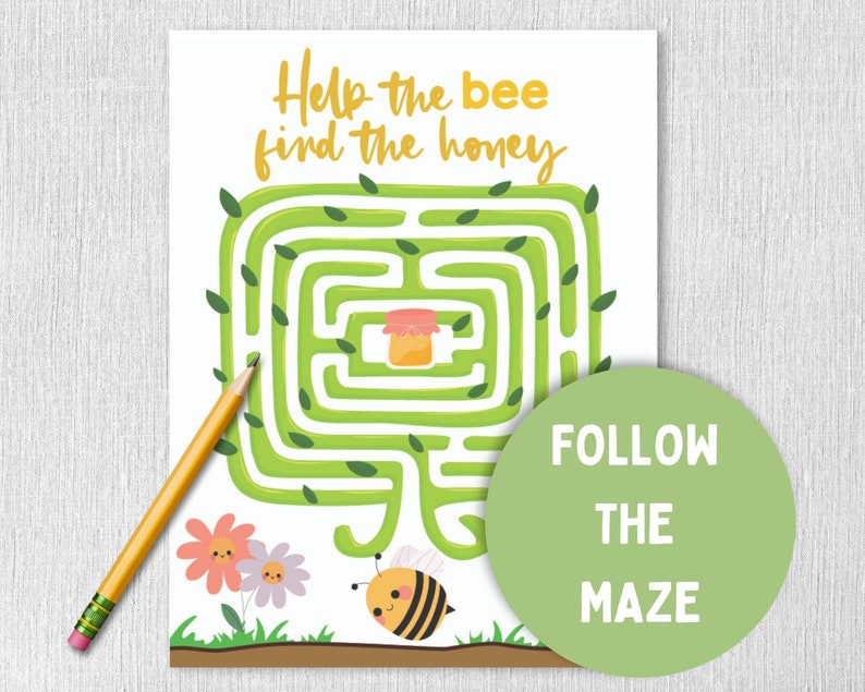 Honey Bee Printable Worksheets for Kids - Educational Activities ...