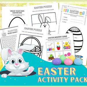 Fun Easter Printable Activity Pack for Kids - Activities & Worksheets ...