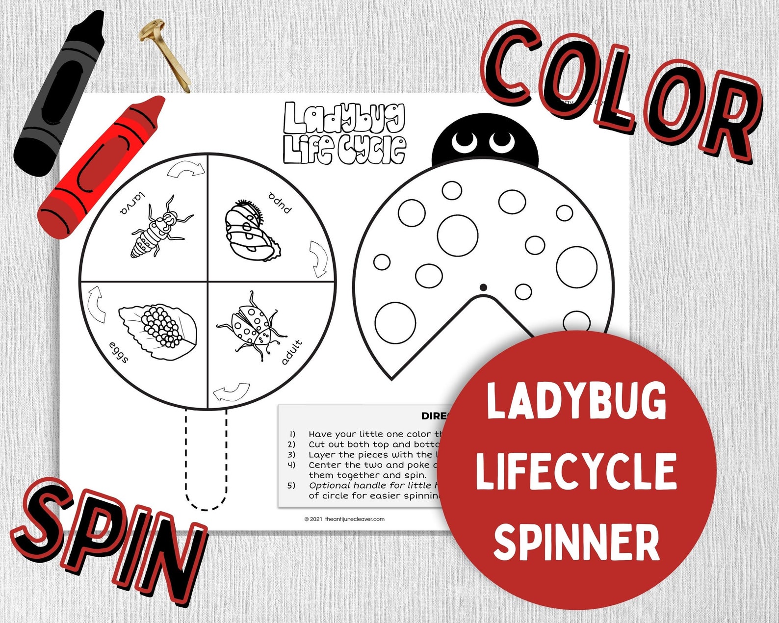 Ladybug Printable Worksheets for Kids - Educational Activities ...