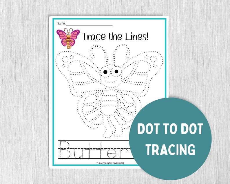 Butterfly Printable Worksheets for Kids - Educational Activities ...