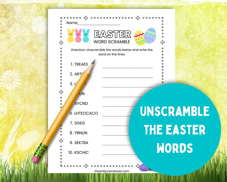 Fun Easter Printable Activity Pack for Kids - Activities & Worksheets ...