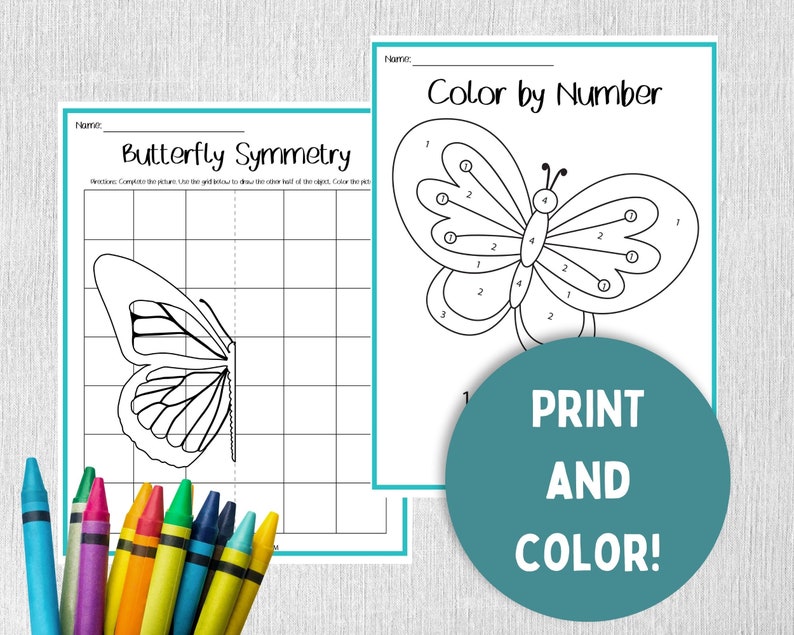 Butterfly Printable Worksheets for Kids - Educational Activities ...