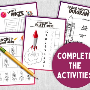 Rocket Printables for Kids - Educational Activities & Worksheets for ...