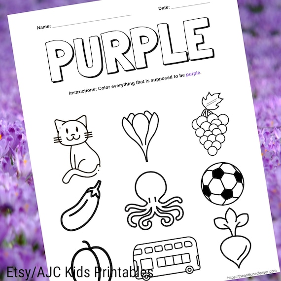 Purple Things For Kids