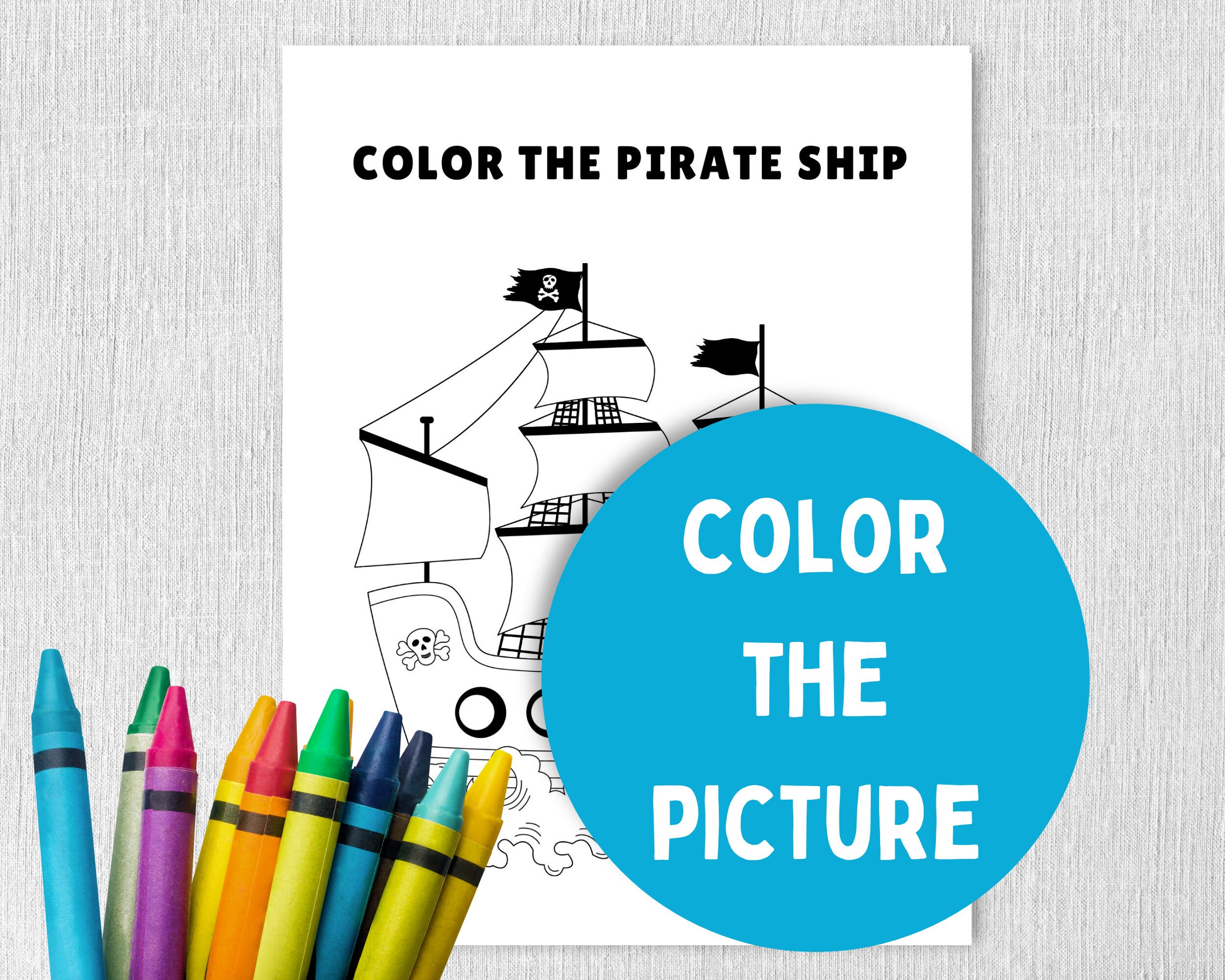 Pirate Printables Activity Set - Fun and Educational Worksheets for ...