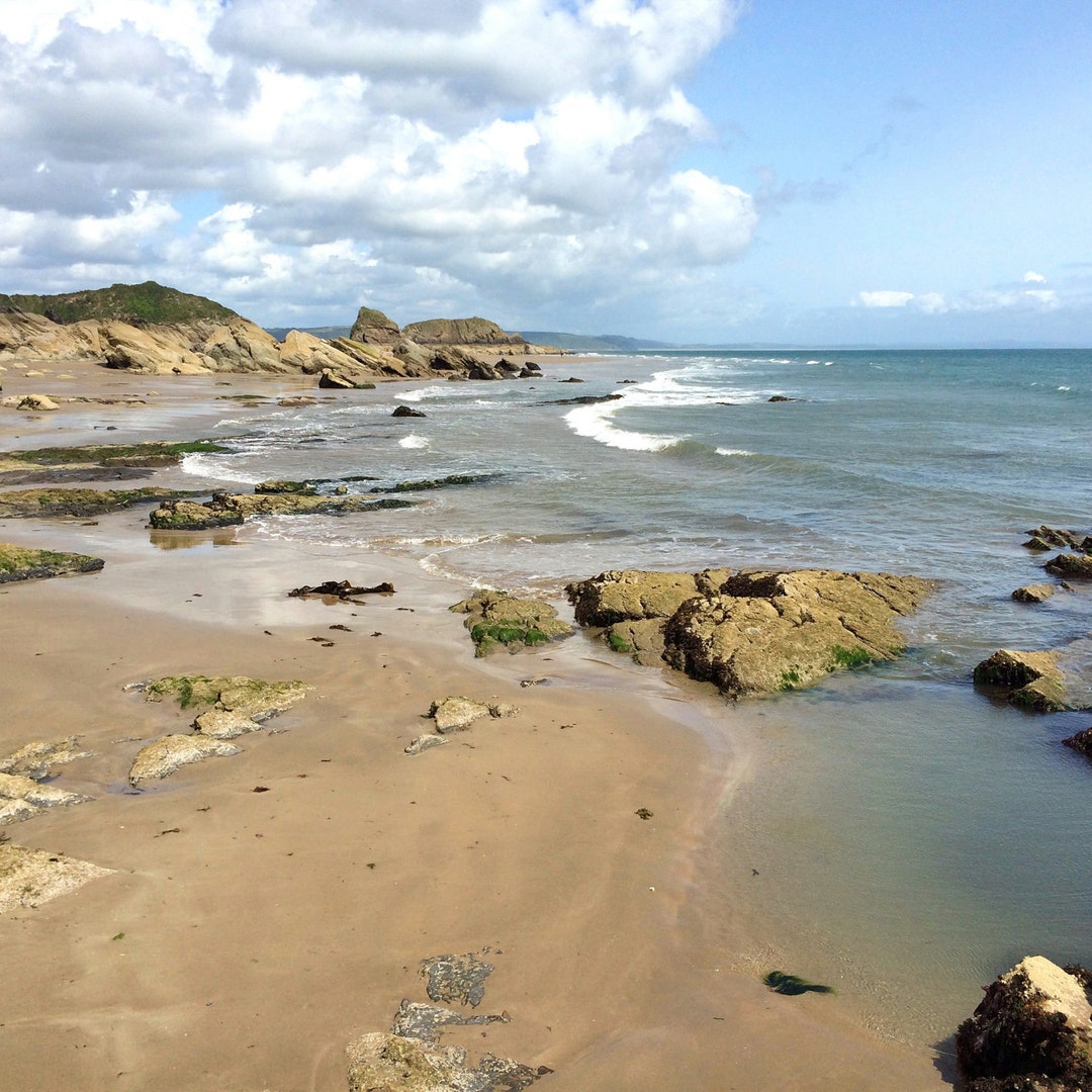 Canvas Monkstone Point, Pembrokeshire - Etsy