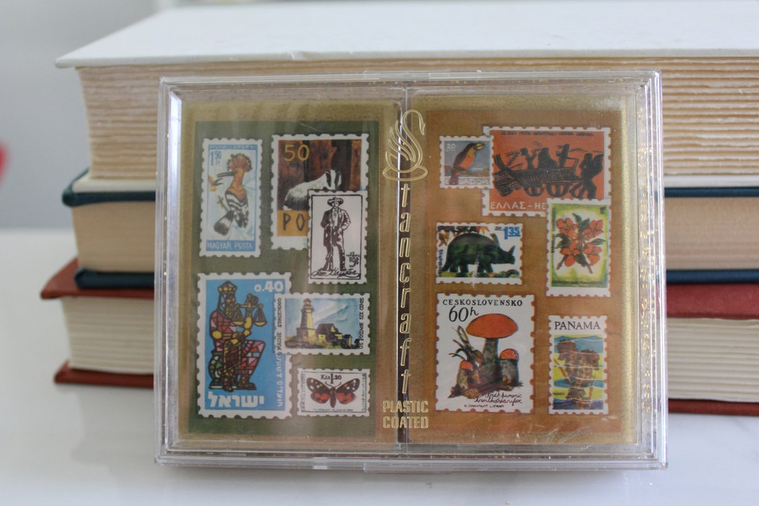Stancraft Playing Cards. Postal Stamps - Etsy