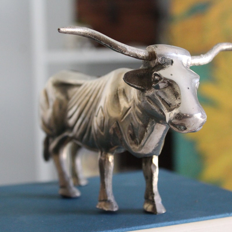 Longhorn Figurine - Etsy