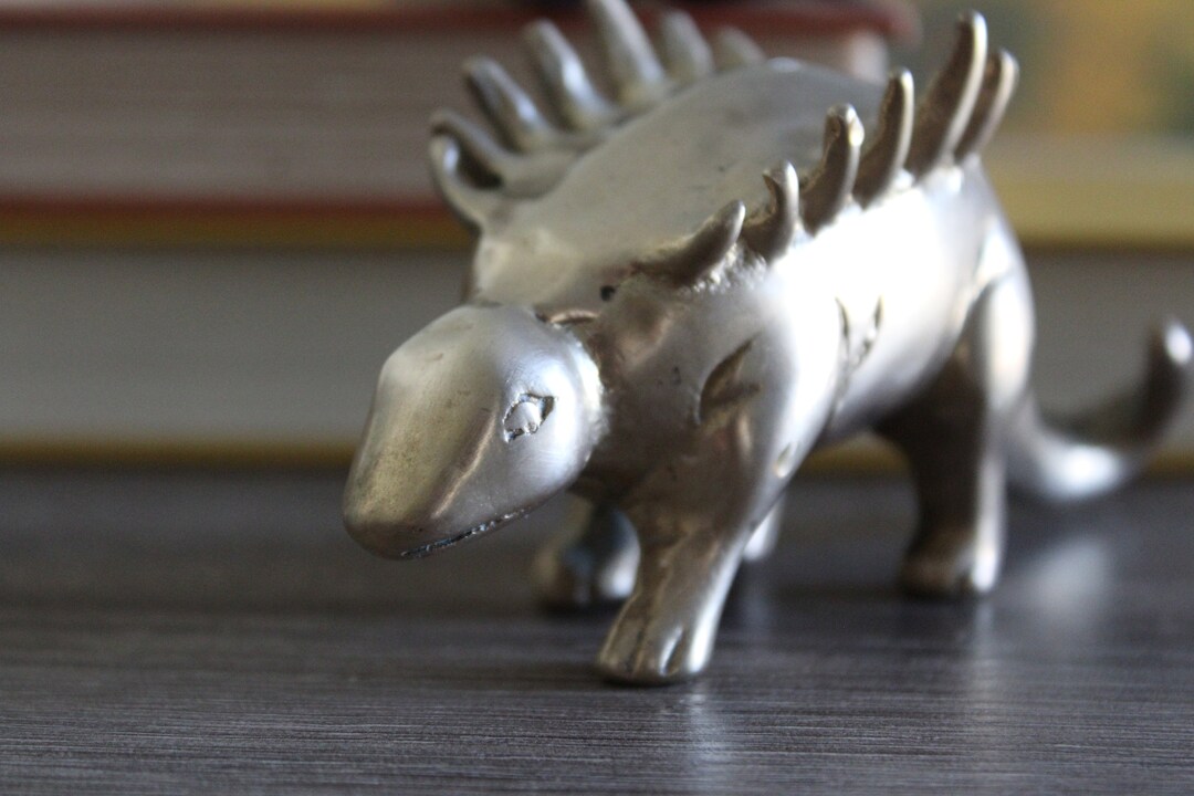 Brass Dinosaur Paperweight - Etsy
