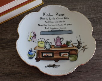Kitchen Prayer Plate - Etsy