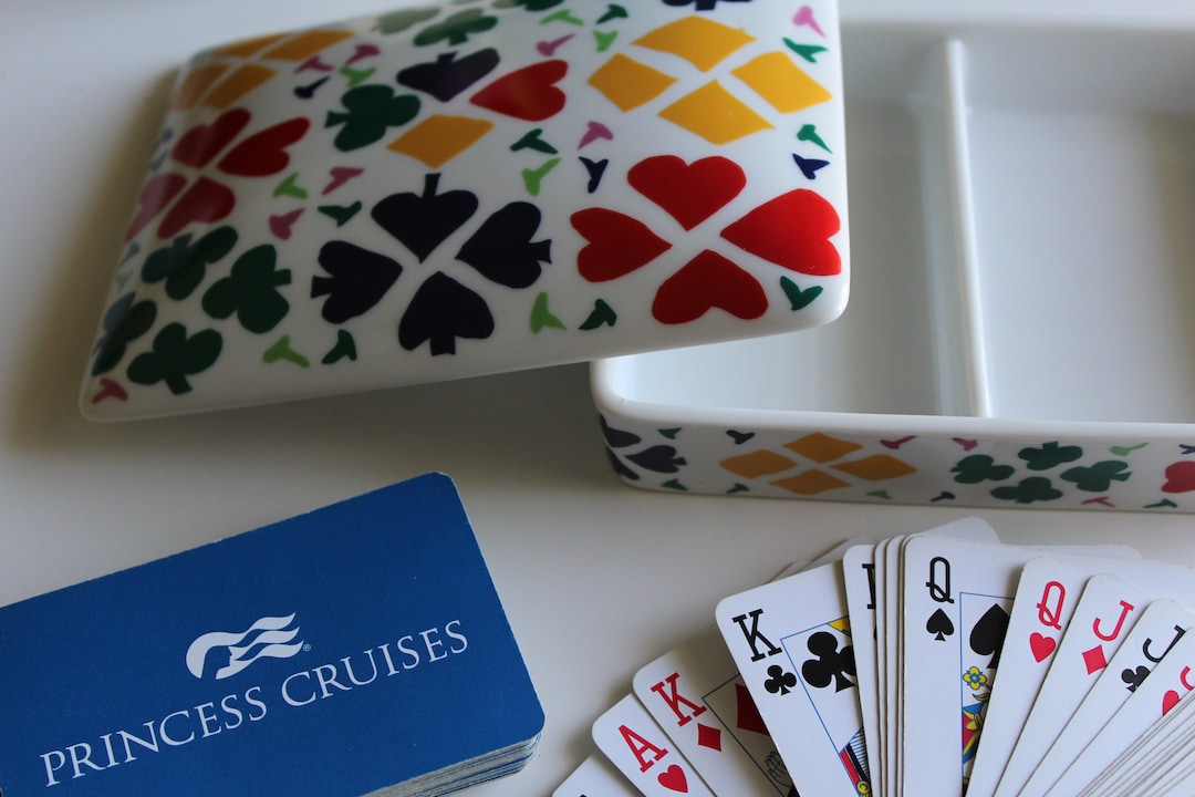 Ceramic Card Box, Cards, Poker, Game Night, Casino - Etsy