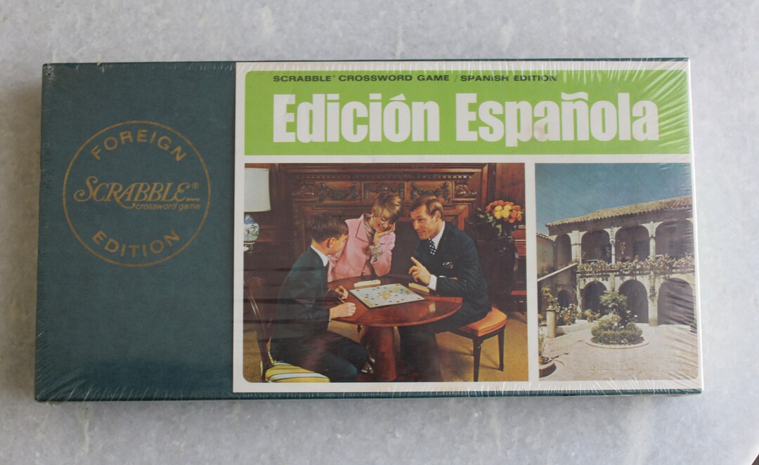 Scrabble Edicion Espanola, Spanish, Spanish Board Game - Etsy