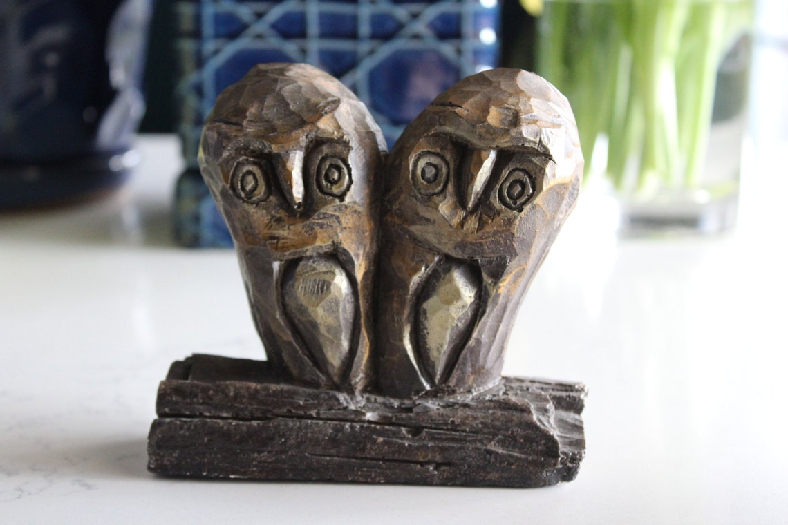 Loving Owl Couple - Etsy