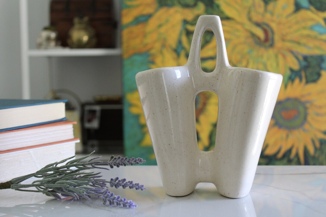 Vintage Double Sided Vase With Handle - Etsy