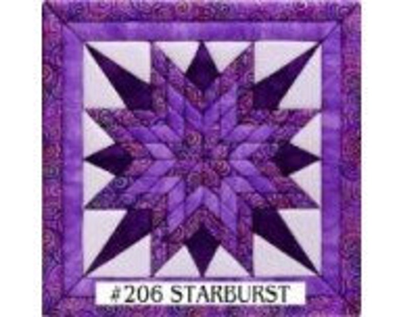 206 Starburst Quilt Magic Kit - Etsy