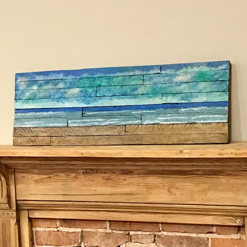 Beach Wood Wall Art - Etsy