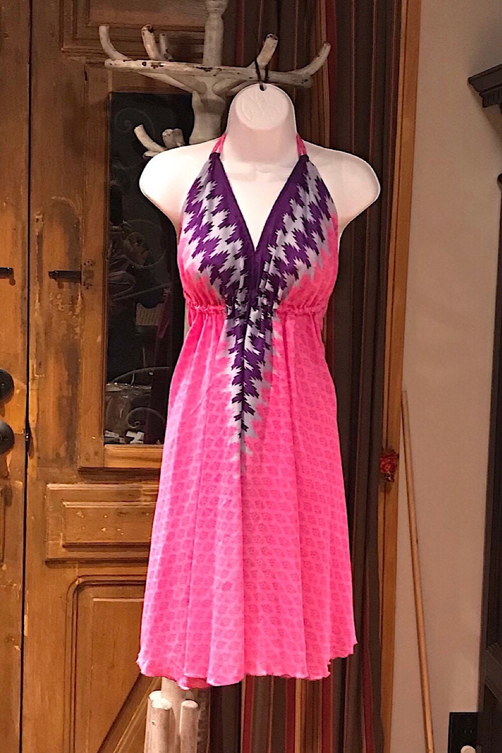 Boho Festival Dress Boho Dress Ethnic Beach Short Dress | Etsy