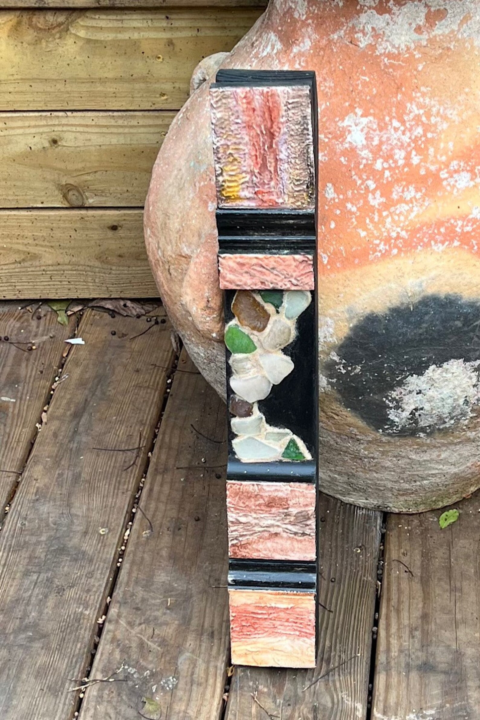 Wall Totem Art, Totem Art, Reclaimed Wood Wall Modern Totem Rustic Mix ...
