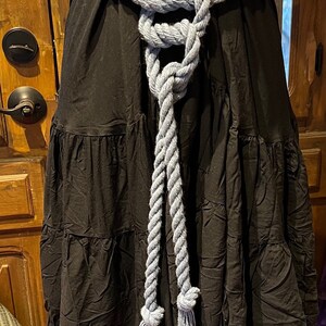 Cotton Rope Knotted Belt, Twisted Boho Festival Hippie Tcotton Wrap ...